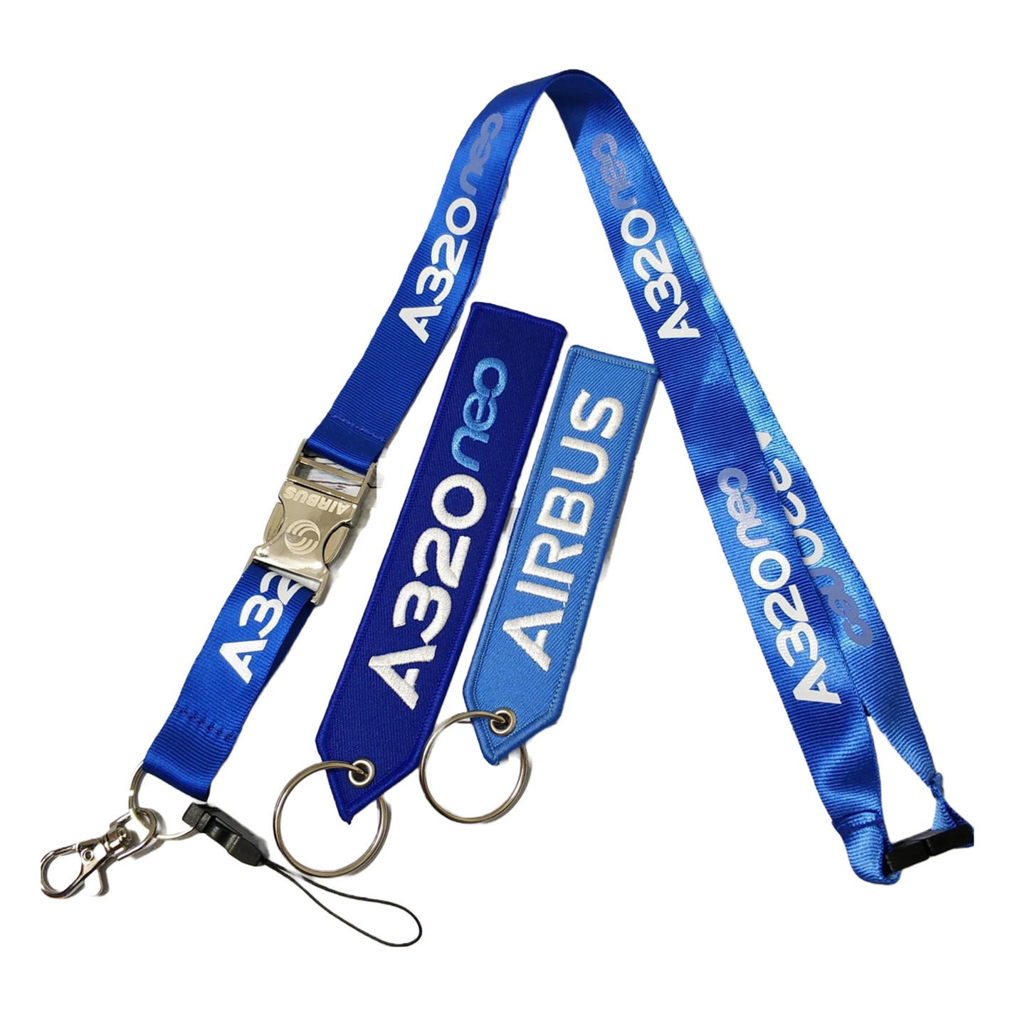 Airbus Lanyard & Keychain Bundle – Aviation Aisle