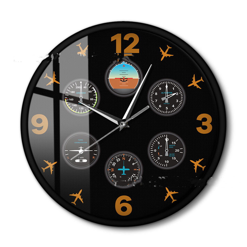 Aviation Wall Clocks | The Winged Chronometer – Aviation Aisle
