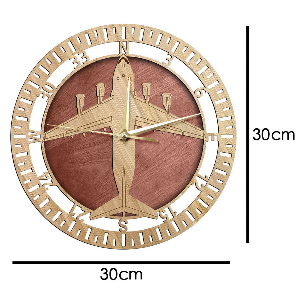 Aviation Wall Clocks | The Wooden Aviator – Aviation Aisle
